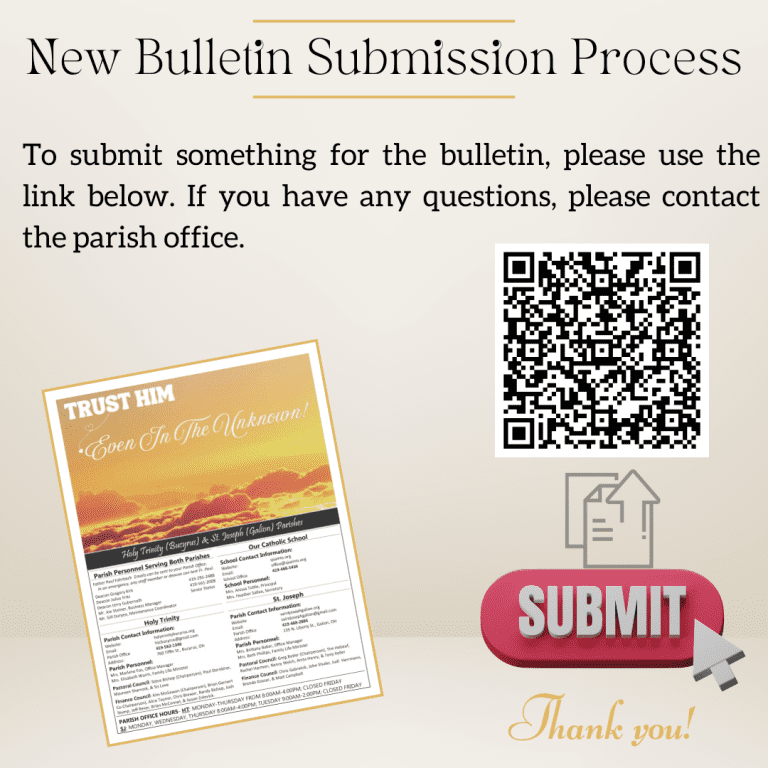 Bulletin – Holy Trinity